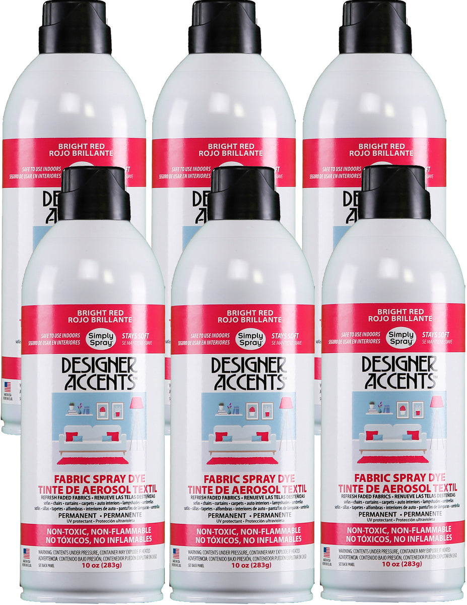 Designer Accents Fabric Paint Spray Dye by Simply Spray - Red – Fabric ...
